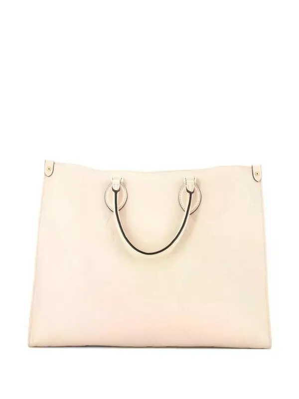 LOUIS VUITTON Onthego Monogram Empreinte Giant Gm Tote Bag - Neutrals