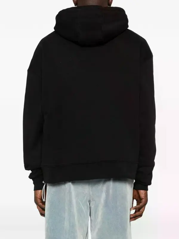 BONSAI Graphic-print Hoodie - Black