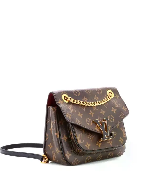 LOUIS VUITTON Passy Monogram Canvas Crossbody Bag - Brown