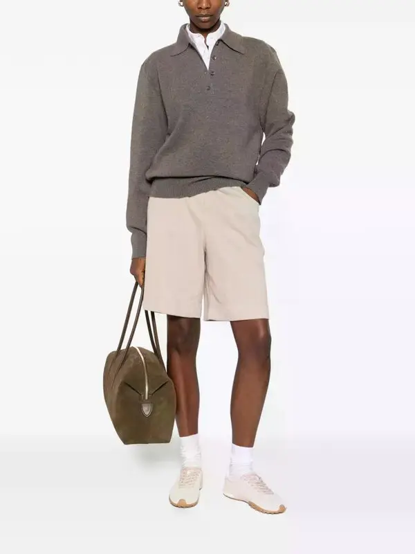 Brunello Cucinelli Elasticated Shorts - Neutrals