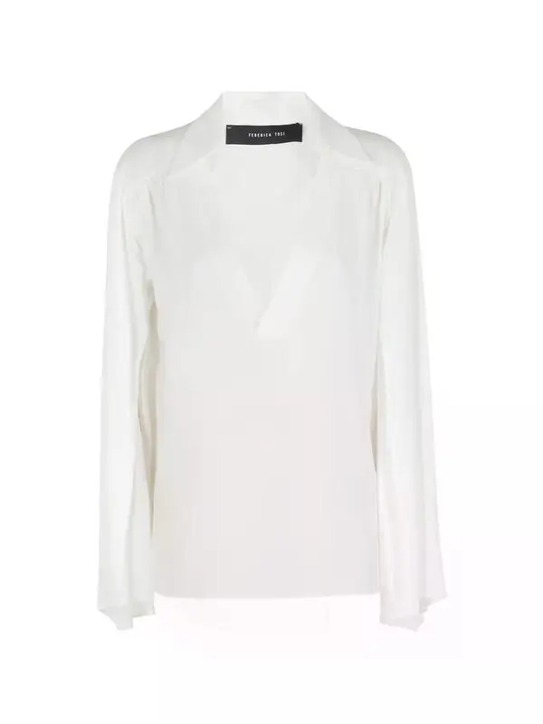 Federica Tosi V-neck Blouse - White