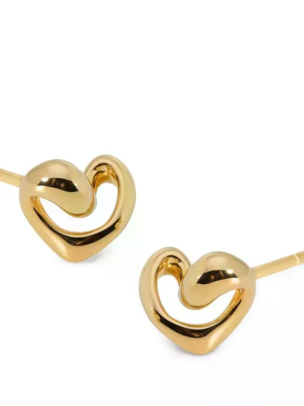 Monica Vinader Small Infinity Heart Stud Earrings