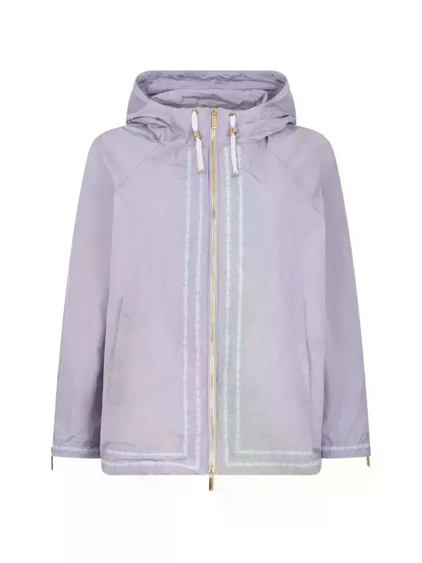 MOORER Zip-up Hooded Jacket