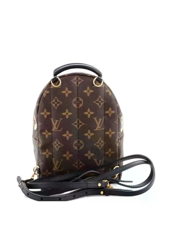 LOUIS VUITTON Palm Springs Limited Edition Love Lock Monogram Canvas Mini Backpack