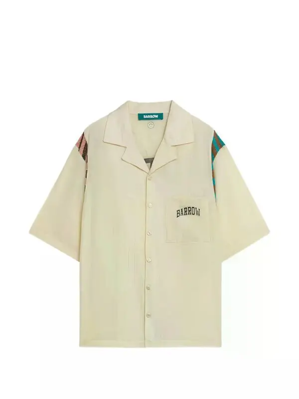 BARROW Print Shirt - Neutrals