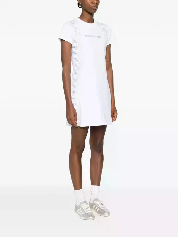 Casablanca Crystal-embellished Mini Dress