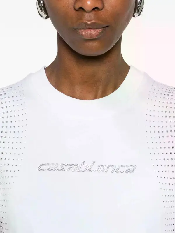 Casablanca Crystal-embellished Mini Dress