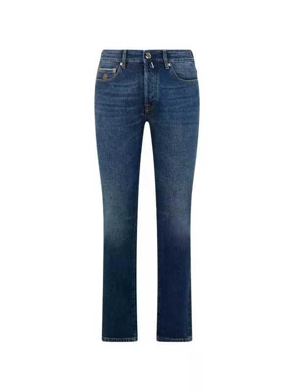 MOORER Five-pocket Denim Jeans