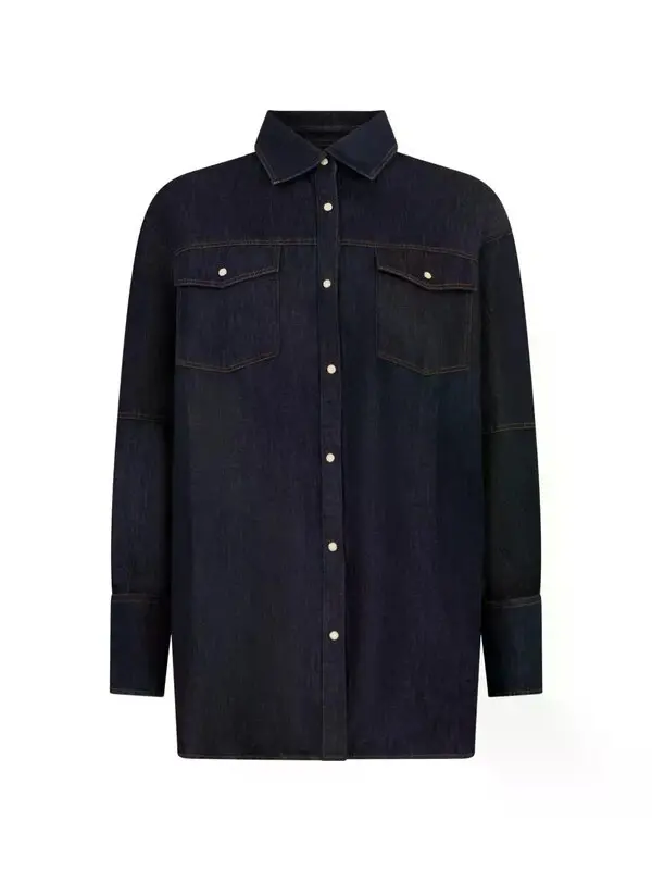MOORER Flap-pocket Denim Jacket
