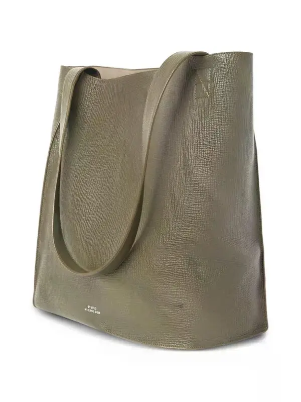 Studio Nicholson Grained Leather Shoulder Bag