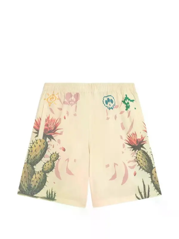 BARROW Cactus-print Shorts