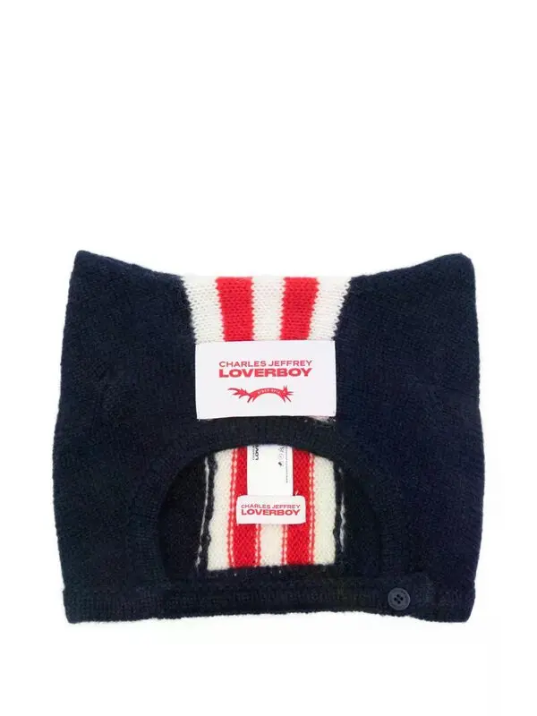CHARLES JEFFREY Ears Beanie Hat - Blue