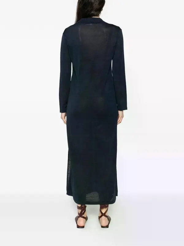 P.a.r.o.s.h V-neck Maxi Dress - Blue