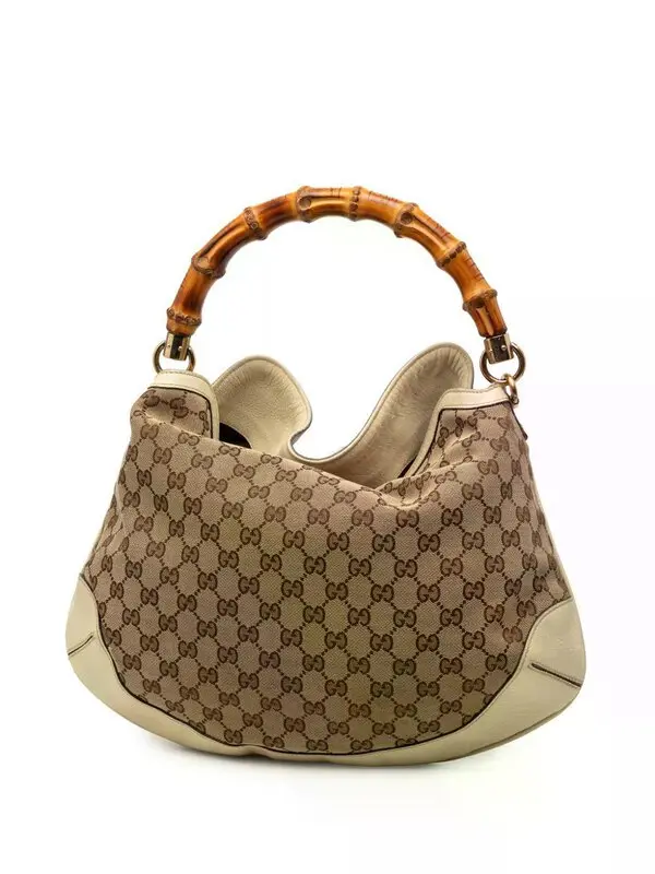 Gucci 2000-2015 Medium Gg Canvas Peggy Satchel