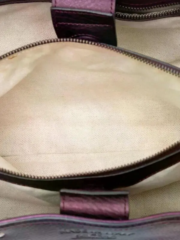 Gucci 2016-2025 Medium Bamboo Shopper Satchel - Purple