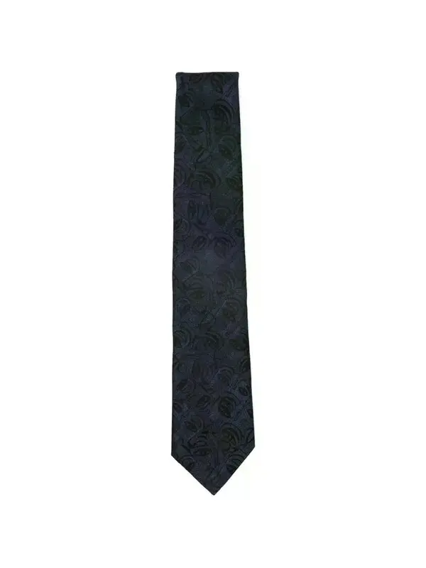 Emporio Armani Patterned Neck Tie - Blue