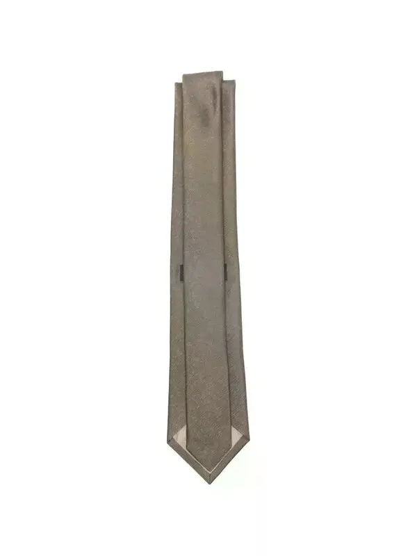 Emporio Armani Silk Tie - Brown