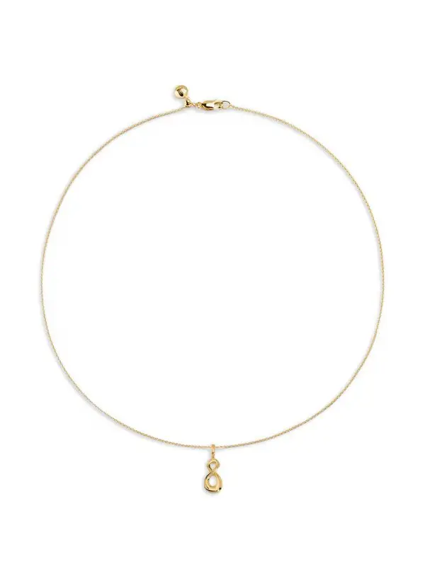 Monica Vinader Infinity Pendant Necklace - Gold