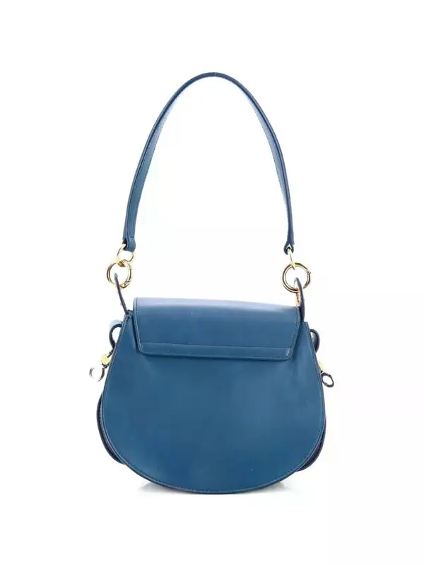 Chloé Tess Small Leather Shoulder Bag - Blue