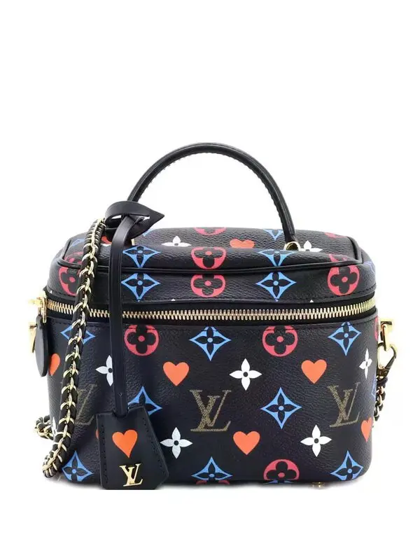 LOUIS VUITTON Vanity Handbag Limited Edition Game On Multicolor Monogram Pm - Black