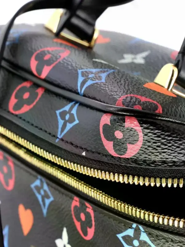 LOUIS VUITTON Vanity Handbag Limited Edition Game On Multicolor Monogram Pm - Black