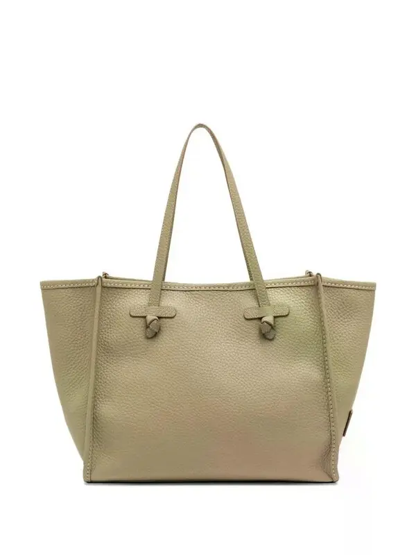 GIANNI CHIARINI Marcella Knot-detail Tote Bag - Green