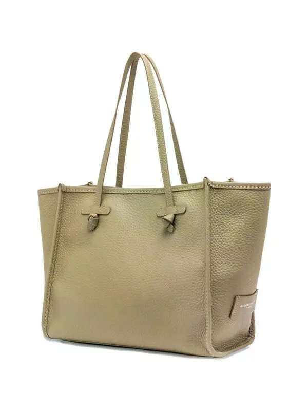 GIANNI CHIARINI Marcella Knot-detail Tote Bag - Green