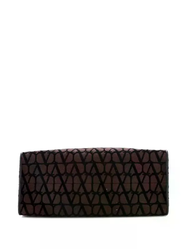Valentino Garavani Le Troisieme Toile Iconograph Fabric Medium Tote Bag - Brown