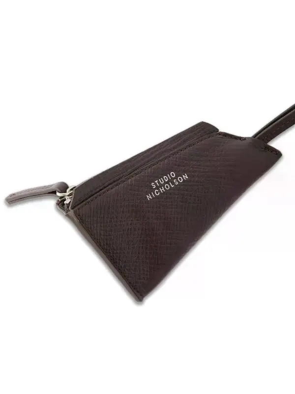 Studio Nicholson Grained-leather Pouch