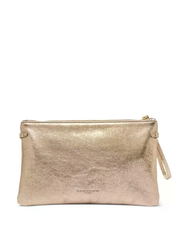 GIANNI CHIARINI Metallic Cross Body Satchel