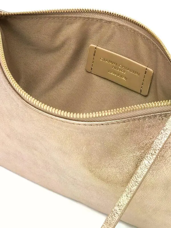 GIANNI CHIARINI Metallic Cross Body Satchel