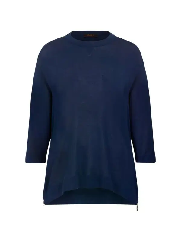 MOORER Charlene Crew-neck Top