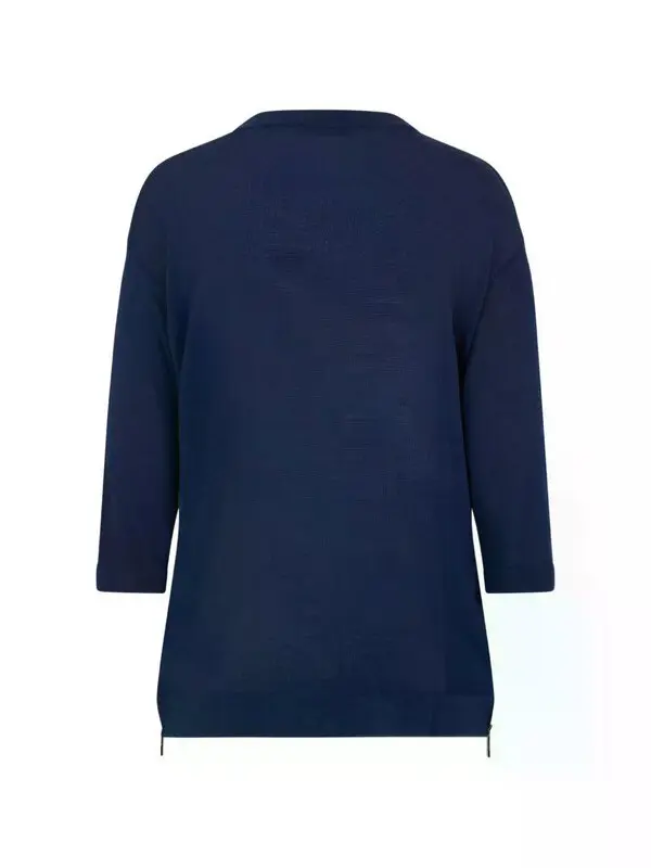 MOORER Charlene Crew-neck Top