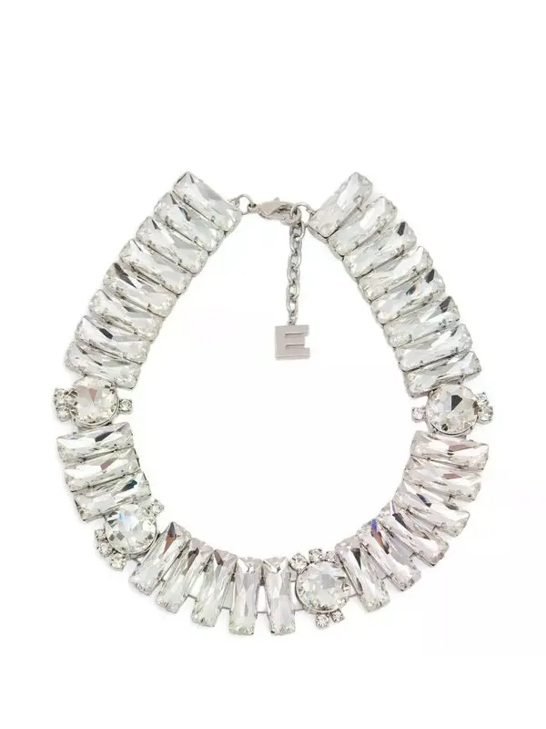 Essentiel Antwerp Rhinestone Necklace - Silver