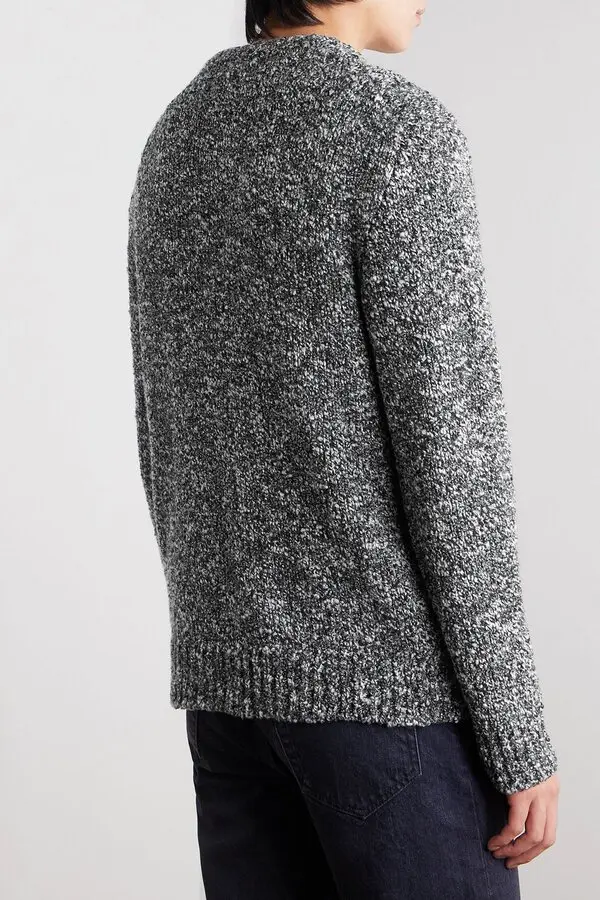 Mr P. Merino Wool-blend Bouclé Sweater