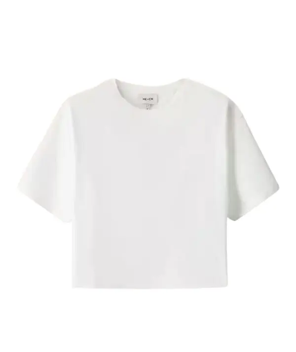 ME+EM Relaxed Crop Tee