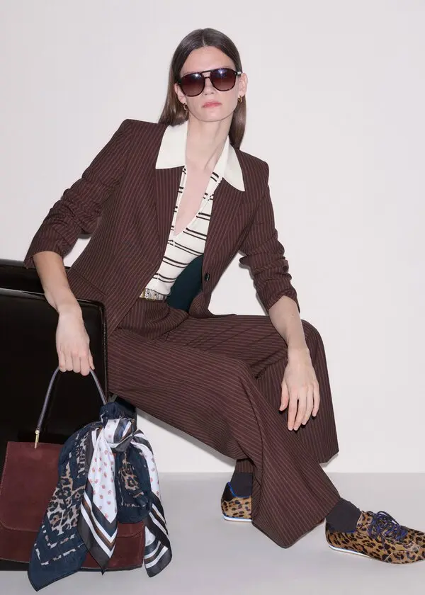 ME+EM Pinstriped Trousers