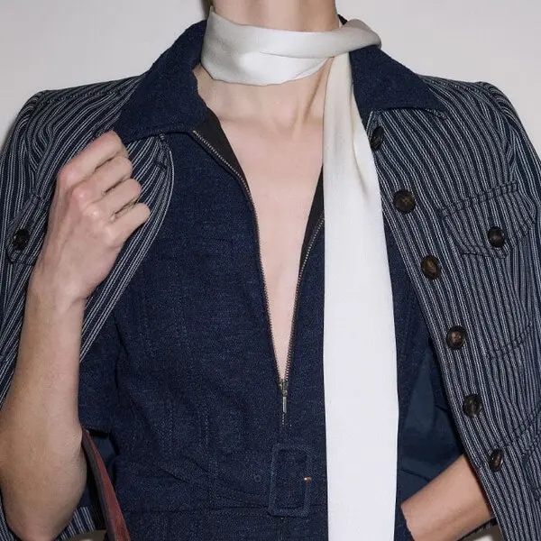 ME+EM Wide-leg Jumpsuit With Belt - Navy