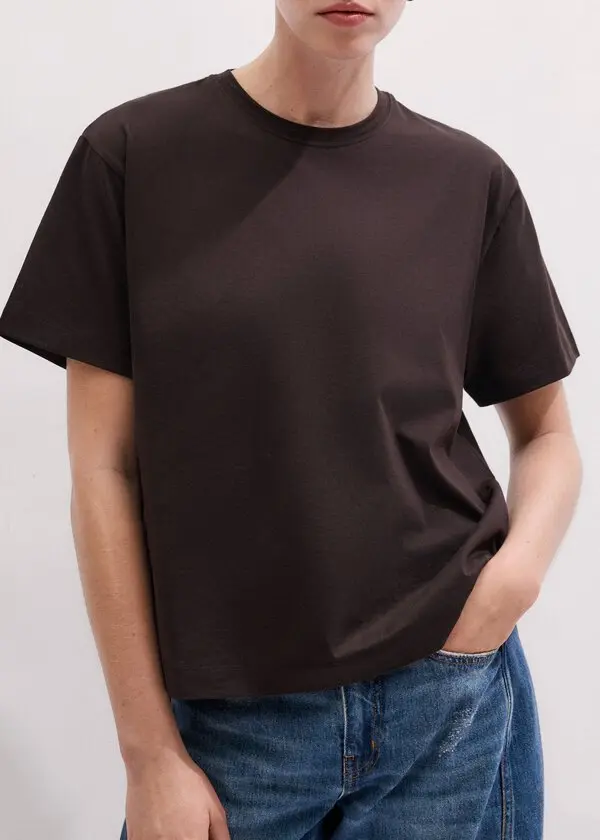 ME+EM Oversized Tee - Cocoa Brown