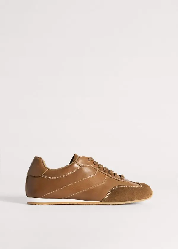 ME+EM Retro Runner Sneakers - Tan