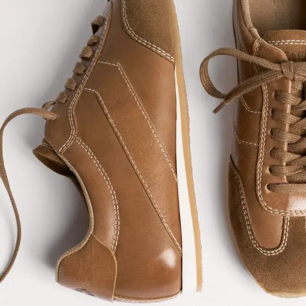 ME+EM Retro Runner Sneakers - Tan