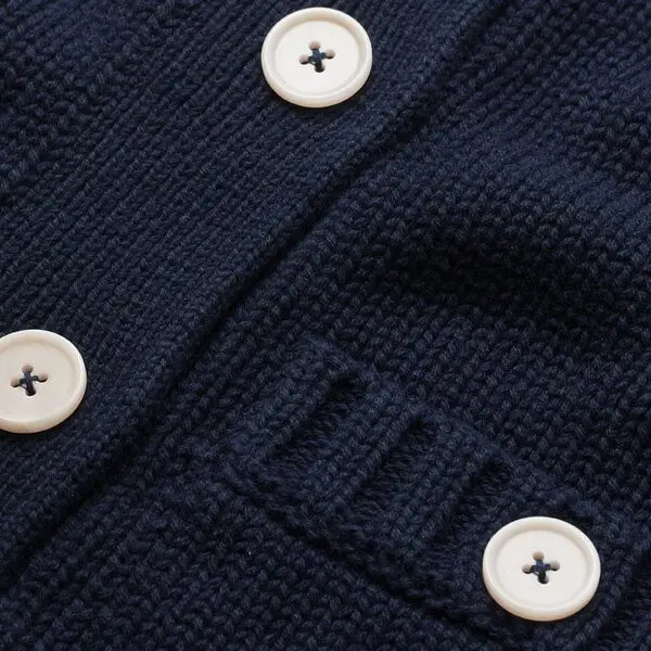 ME+EM Button-detailed Straight Vest - Navy