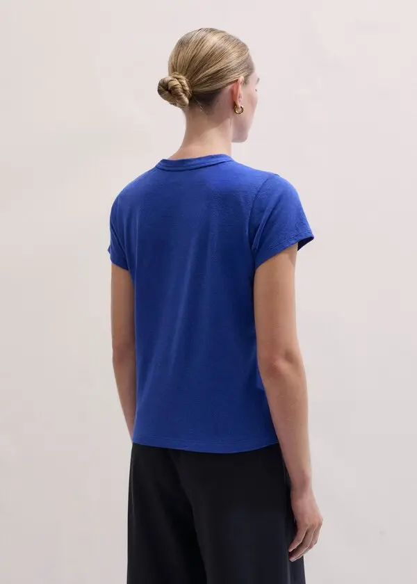 ME+EM Soft Washed Tee - Deep Blue