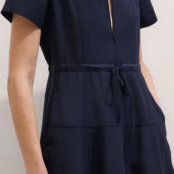 ME+EM Fit + Flare Shirt Midi Dress