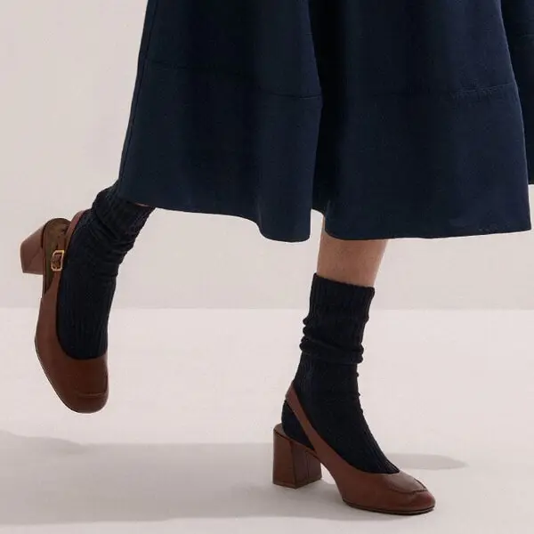 ME+EM Fit + Flare Shirt Midi Dress