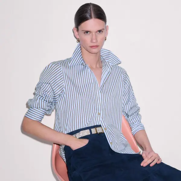 ME+EM A-line Maxi Skirt - Navy