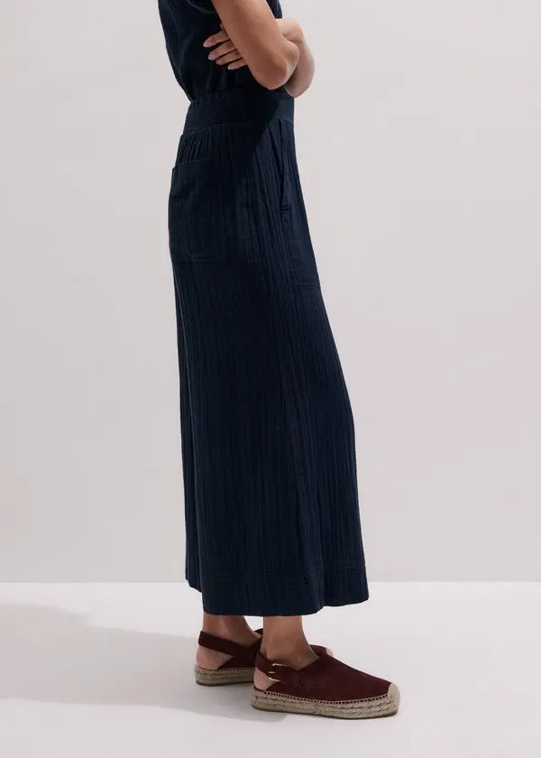 ME+EM Wide-leg Cropped Trouser