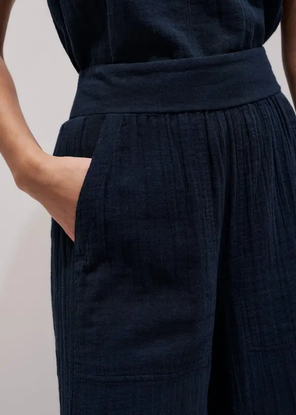 ME+EM Wide-leg Cropped Trouser