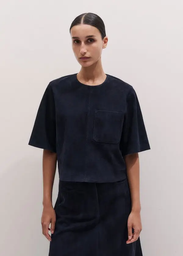 ME+EM Boxy T-shirt - Navy