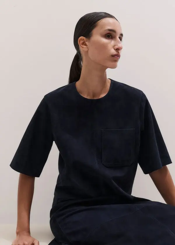 ME+EM Boxy T-shirt - Navy